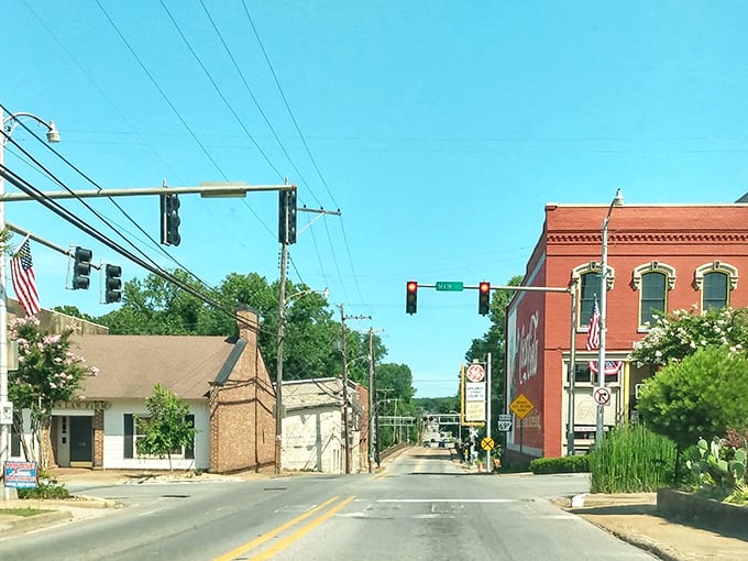 Batesville's Main Street intersection offers that perfect small-town crossroads where your retirement budget won't hit any red lights.