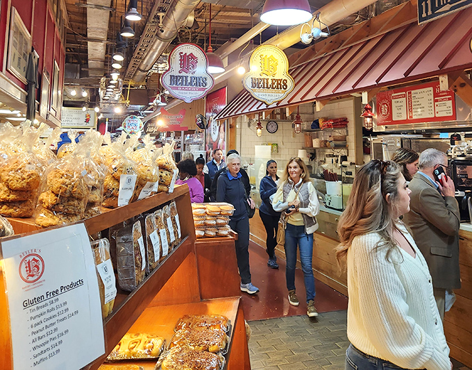 Inside Reading Terminal Market, Beiler's Bakery creates a donut wonderland that makes grown adults giddy.