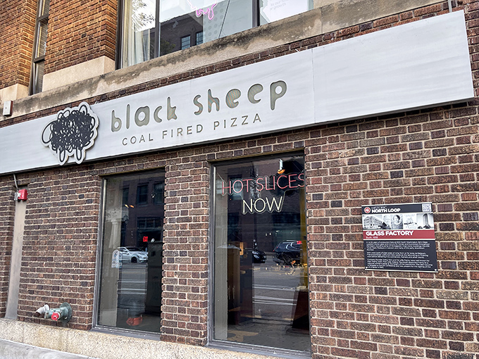 Black Sheep's understated storefront conceals coal-fired pizza magic that's worth seeking out in Minneapolis.