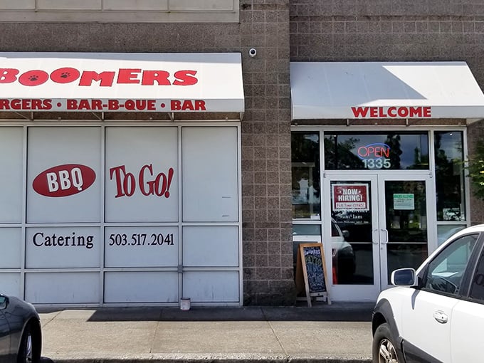No-frills, all-thrills! This unassuming storefront hides BBQ treasures that locals line up for.