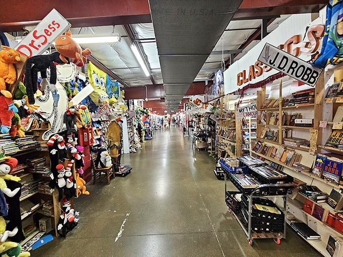 Aisle after aisle of possibility! Caesar Creek's indoor marketplace transforms ordinary shopping into an extraordinary adventure for curious souls.