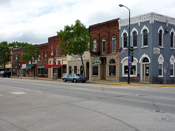 Chatfield's well-preserved historic buildings house local businesses where prices seem refreshingly stuck in the past.