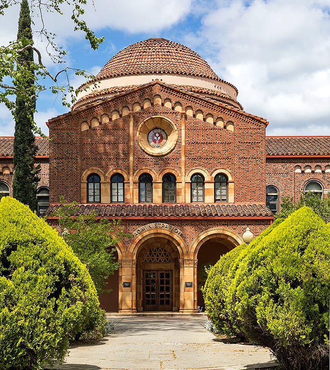 Chico State's brick-domed Kendall Hall welcomes visitors with Mediterranean elegance that would make any architecture buff swoon.
