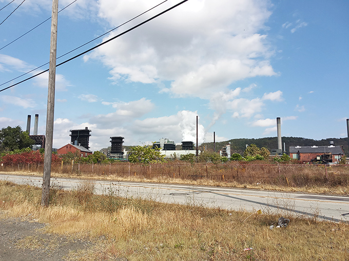 Clairton's industrial skyline showcases manufacturing facilities that represent the city's working-class roots and contribute to its affordable cost of living.