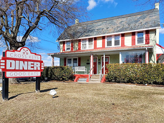 Cross Keys Diner looks more like grandma's house than a restaurant, and that's exactly why the food tastes like home.