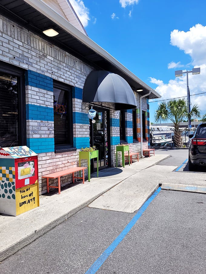 Early Bird Diner: Blue stripes and quirky charm signal you're not at a cookie-cutter breakfast spot. The early bird gets the grits—and they're worth waking up for.