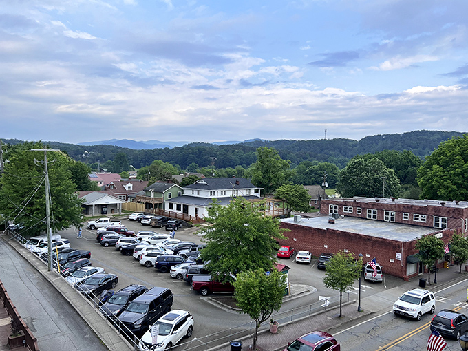 In Ellijay, those blue mountains aren't just scenery&mdash;they're neighbors who never complain and always dress their best.