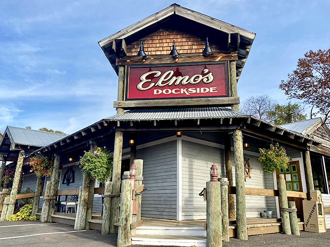 Rustic charm meets seafood excellence at Elmo's. Who says you need an ocean view when the lobster tastes this good?
