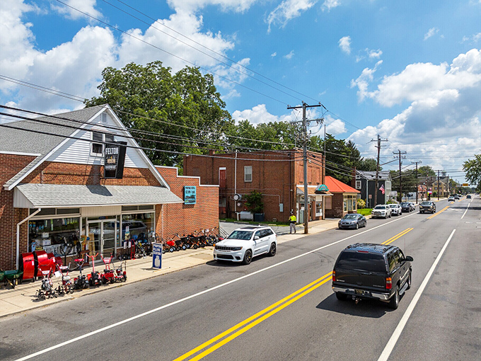 Felton's main street has mastered the art of "just enough" &ndash; enough services to live well, without the chaos of excess. 