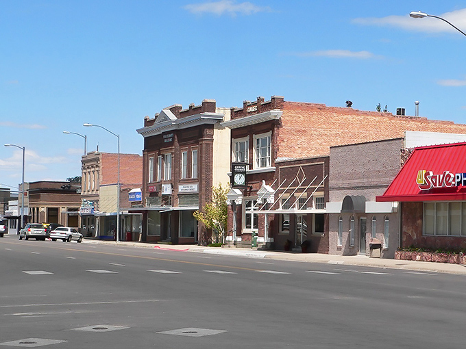 Gering's historic buildings stand like sentinels against the big Nebraska sky, waiting for their close-up.