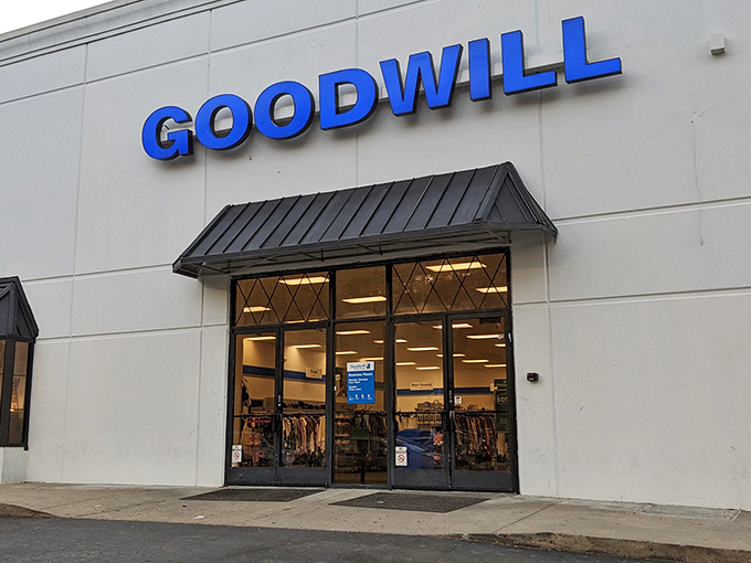 Goodwill's clean, bright interior feels more upscale than thrift. The holy grail of organized secondhand shopping!
