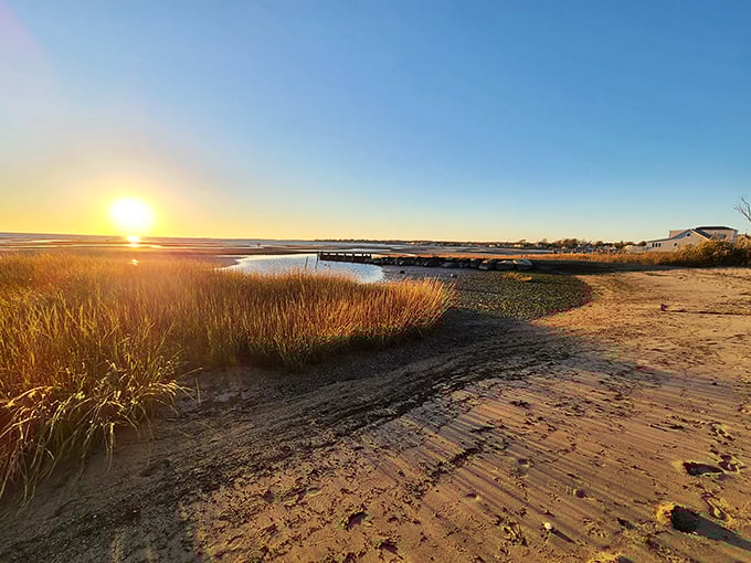 Harvey's Beach offers front-row seats to one of nature's greatest daily performances &ndash; the perfect Connecticut sunset.