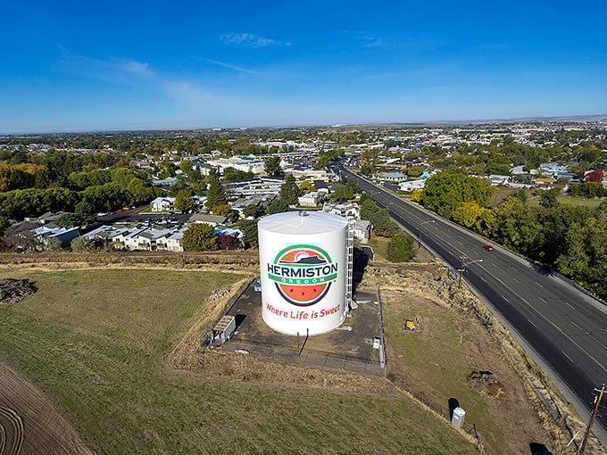 Hermiston's water tower proudly announces "Where Life is Sweet"&mdash;and retirement savings last longer. The flat landscape makes getting around as easy as the living.