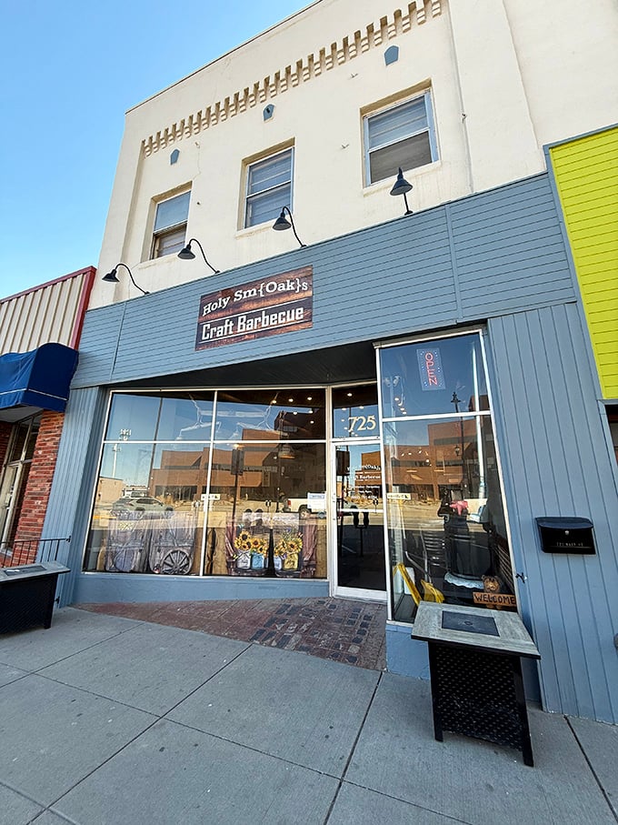 Downtown Rapid City's blue gem serves craft BBQ that takes the art of smoking meat seriously and deliciously.