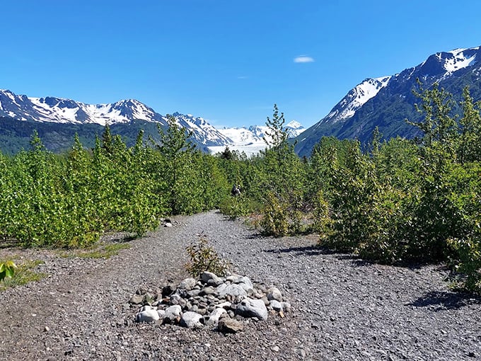 Mountains that mean business rise dramatically from Kachemak Bay, creating a backdrop worthy of Hollywood's most ambitious director.