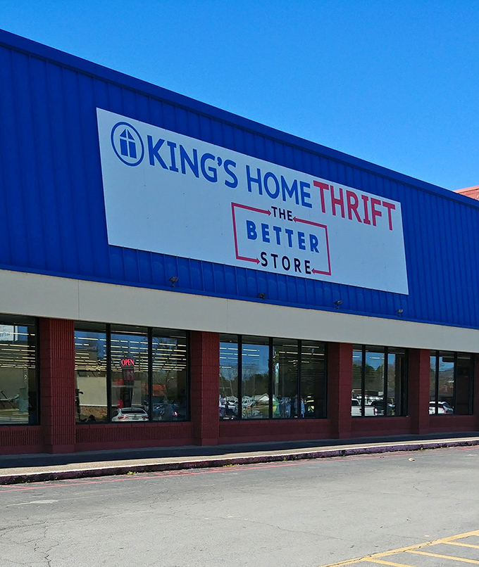"The Better Store" isn't just a slogan&mdash;it's a blue-hued promise of quality finds and organized aisles.