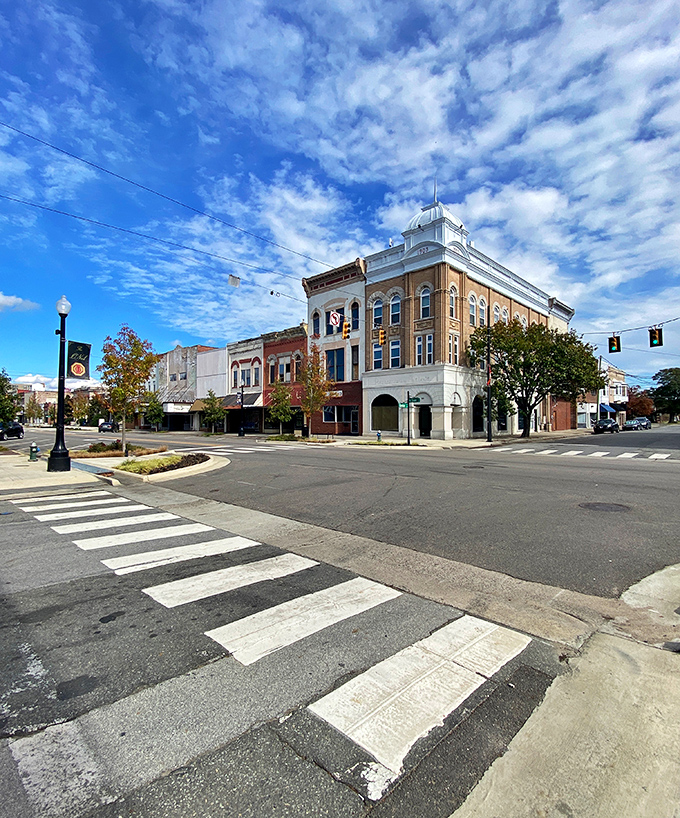 These historic buildings stand proud like seasoned actors who know their worth but don't overcharge for admission.