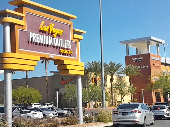 That classic neon glow promises shopping adventures where your wallet won't need therapy sessions afterward.