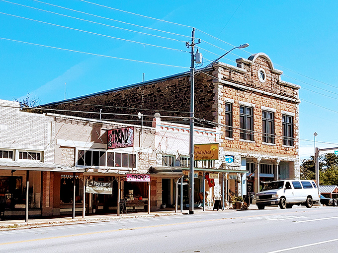 Llano's historic stone buildings showcase the town's famous pink granite in architecture that's built to last centuries.
