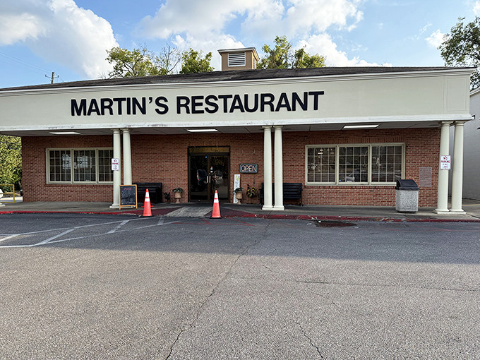 Martin's Restaurant might look like just another brick building, but locals know it houses chicken worth waiting for.