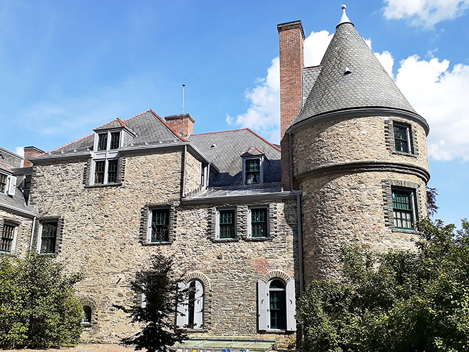 Fonthill Castle's stone turret and medieval-inspired architecture make you wonder if you've stumbled into a European fairy tale right in Doylestown.
