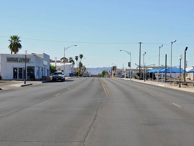 Needles' vintage buildings bask in the desert sun. Route 66 nostalgia meets affordable California living on the Colorado River.
