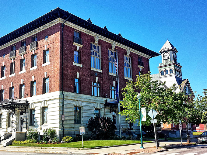 Newport's historic buildings frame streets where lake views come standard and housing prices won't send you diving for your retirement account.