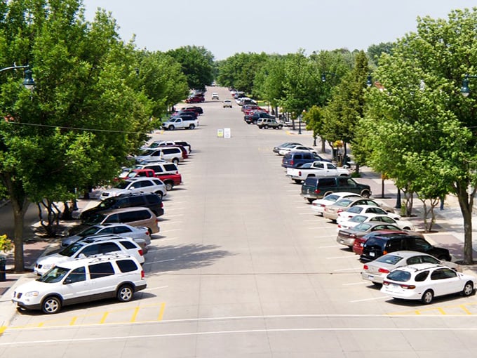The wide, welcoming streets of Orange City invite you to park and wander. Small-town Iowa at its most navigable!