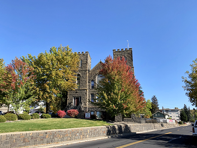Pullman's stone castle architecture brings European elegance to the rolling hills of eastern Washington.