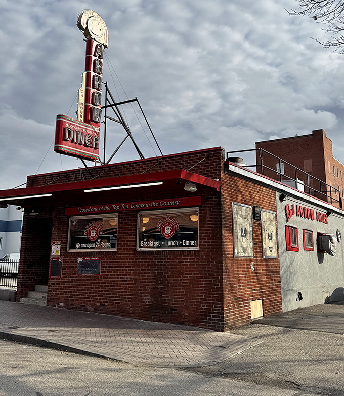 That iconic Red Arrow sign has guided hungry night owls and burger enthusiasts for generations &ndash; a beacon of deliciousness.