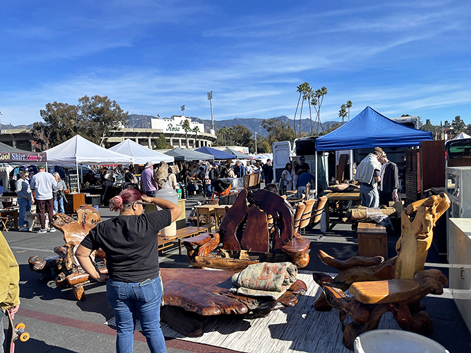 Furniture treasures await at the Rose Bowl, where that perfect statement piece for your living room is hiding in plain sight.