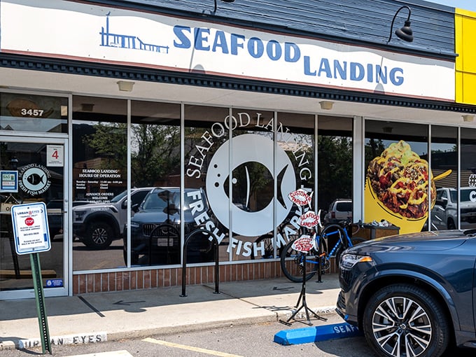 Seafood Landing's straightforward storefront hides a treasure trove of oceanic delights that would make any coastal market proud.