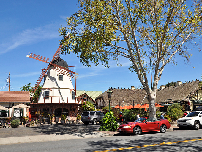 "Is this Denmark or California?" Solvang's whimsical windmill makes you feel like you've stumbled into a European fairy tale with perfect weather.