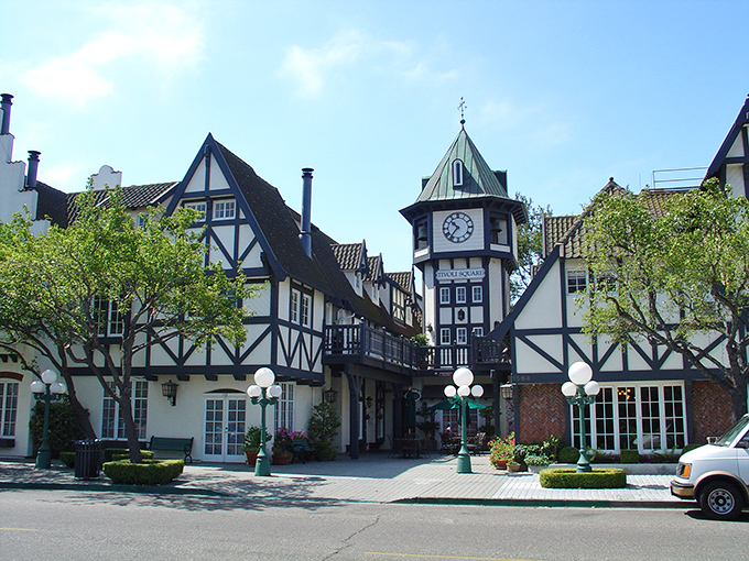 Solvang's Danish-style architecture transports you to Europe without the jet lag or passport stamps.