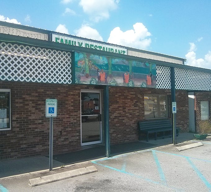 Behind that humble brick exterior and lattice work lies pizza magic that locals have treasured for years.