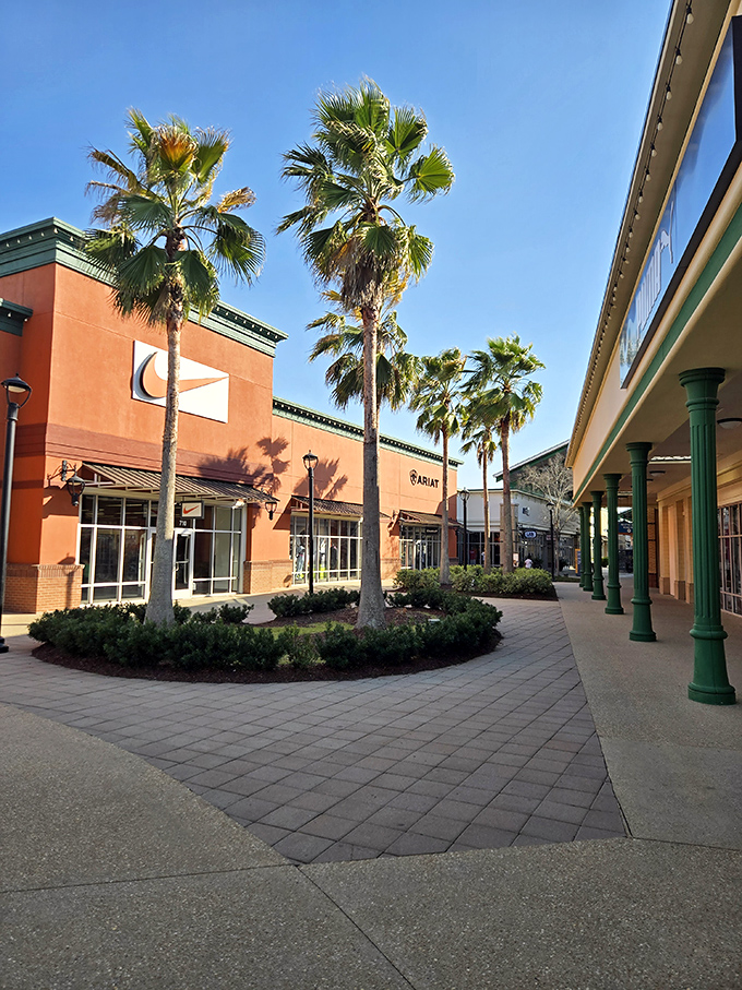 Palm trees and outlet prices create the perfect combination of vacation vibes and smart shopping.