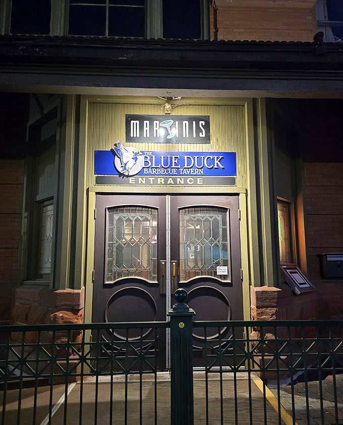 Those elegant glass doors lead down to waterfront barbecue that's elevated Peoria's dining scene considerably and deliciously.