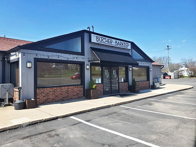 The Butcher and Barkeep's sleek exterior is like a well-tailored suit&mdash;modern, sophisticated, but still approachable.