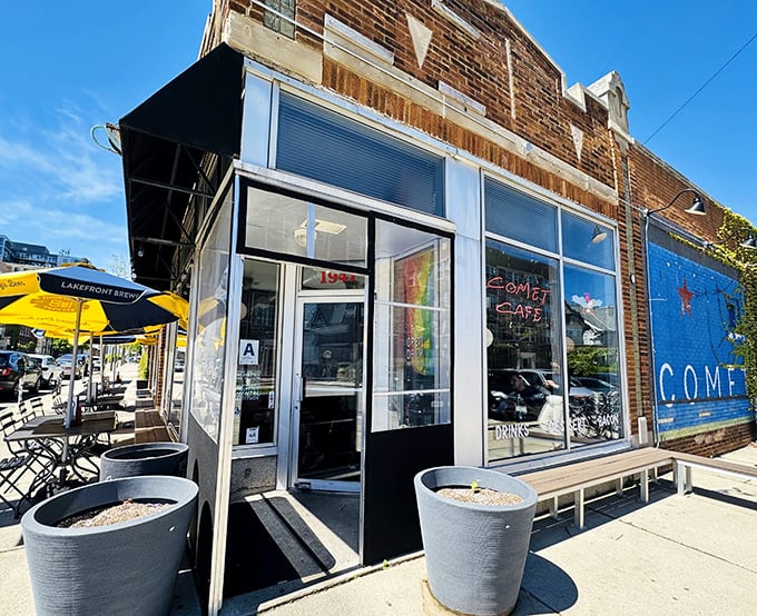 The Comet Cafe's understated exterior belies the breakfast magic happening inside &ndash; where hipster meets comfort food heaven.