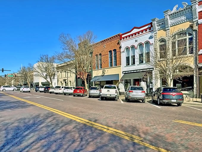 Thomasville's well-maintained downtown storefronts create a welcoming atmosphere where your retirement dollars stretch further.