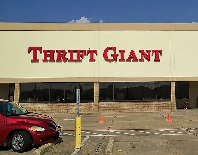 Modern architecture meets timeless treasure hunting - because even thrift stores deserve to look this good. 