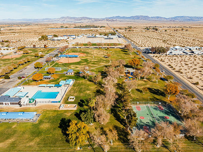 Community recreation facilities in Twentynine Palms offer swimming and sports without the premium prices of coastal California cities.