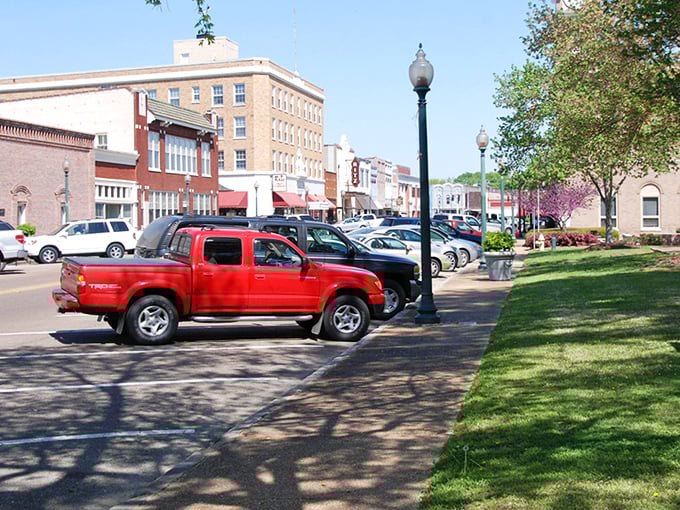 West Point's courthouse square offers a picturesque glimpse of small-town living where retirement savings last longer.