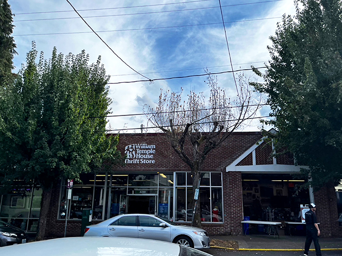 William Temple House nestles into Portland's brick-lined streets like a literary character come to life. Thrifting with a side of charm!
