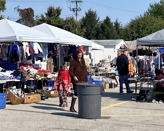 Glen Burnie's marketplace transforms a simple parking lot into a bazaar where household essentials meet unexpected treasures.
