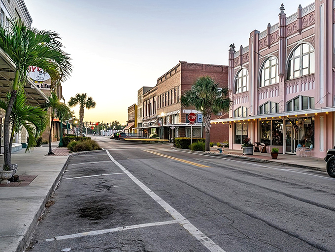 Arcadia's historic downtown looks like a movie set for "Peaceful Retirement." The antique shops are calling your name.