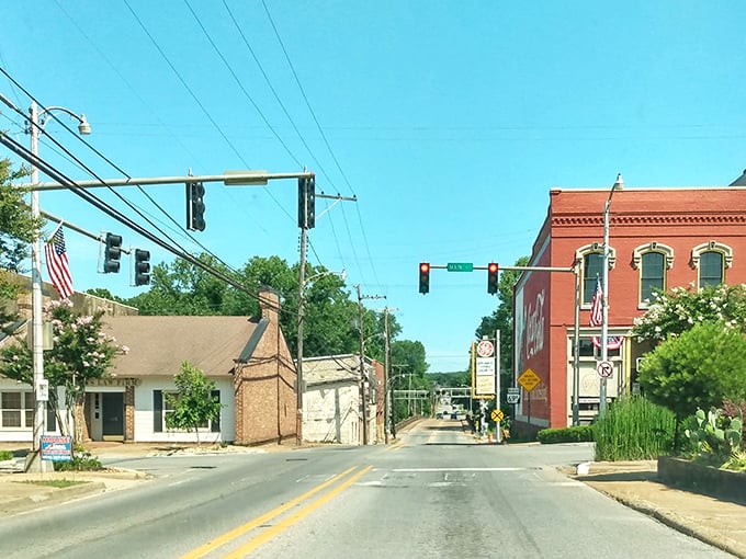 The wooden pier at Batesville extends into peaceful waters, much like how your retirement savings extend further in this affordable haven.