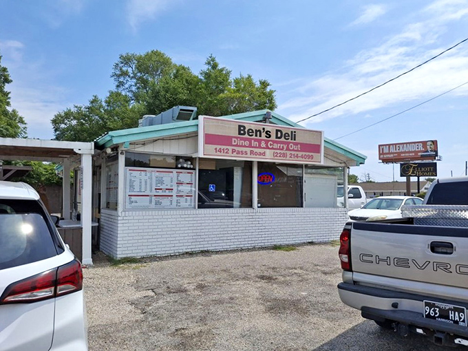 This humble drive-up window at Ben's Deli has witnessed generations of Mississippians falling in love with their legendary sandwiches.