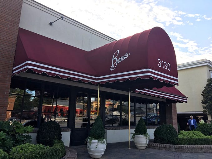 Classic, unfussy, and confident - Bones doesn't need to shout about its excellence. That awning has sheltered generations of meat enthusiasts.