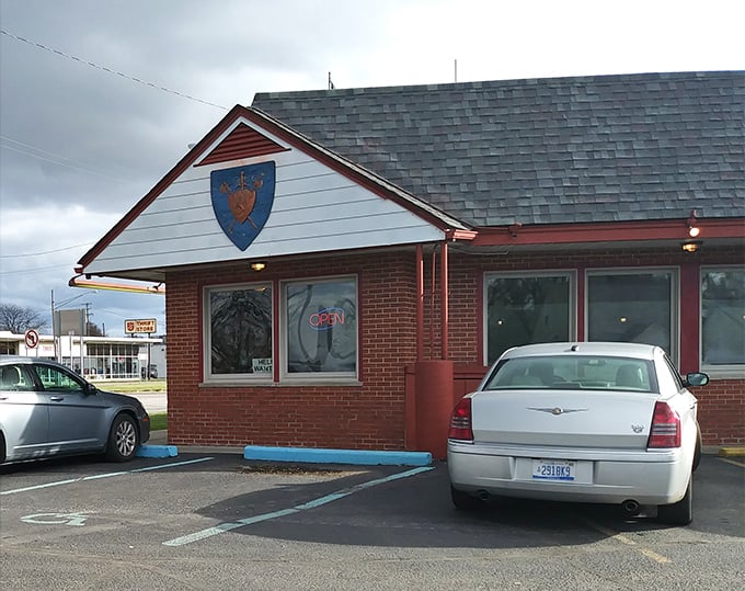 Don't let the cloudy sky fool you &ndash; inside this humble castle awaits sunshine in the form of golden pancakes and sizzling bacon.